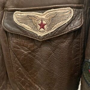 Jackets & Coats | Vintage Aviator Bomber Leather Jacket | Poshmark